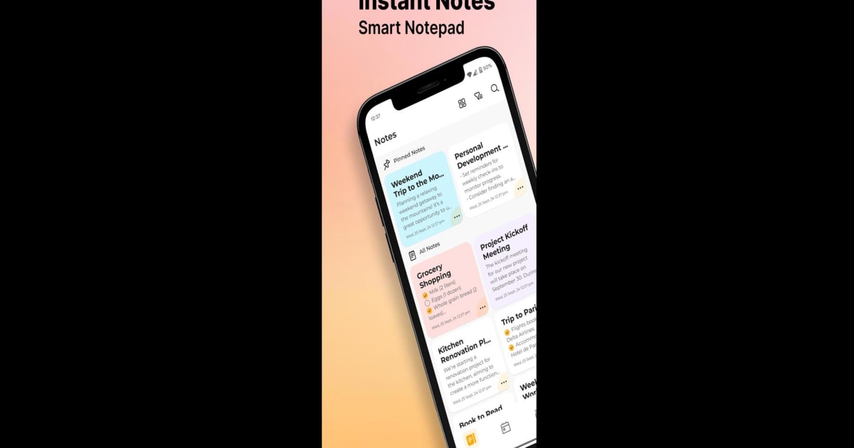 Download and run Instant Notes: Smart Notepad on PC & Mac (Emulator)
