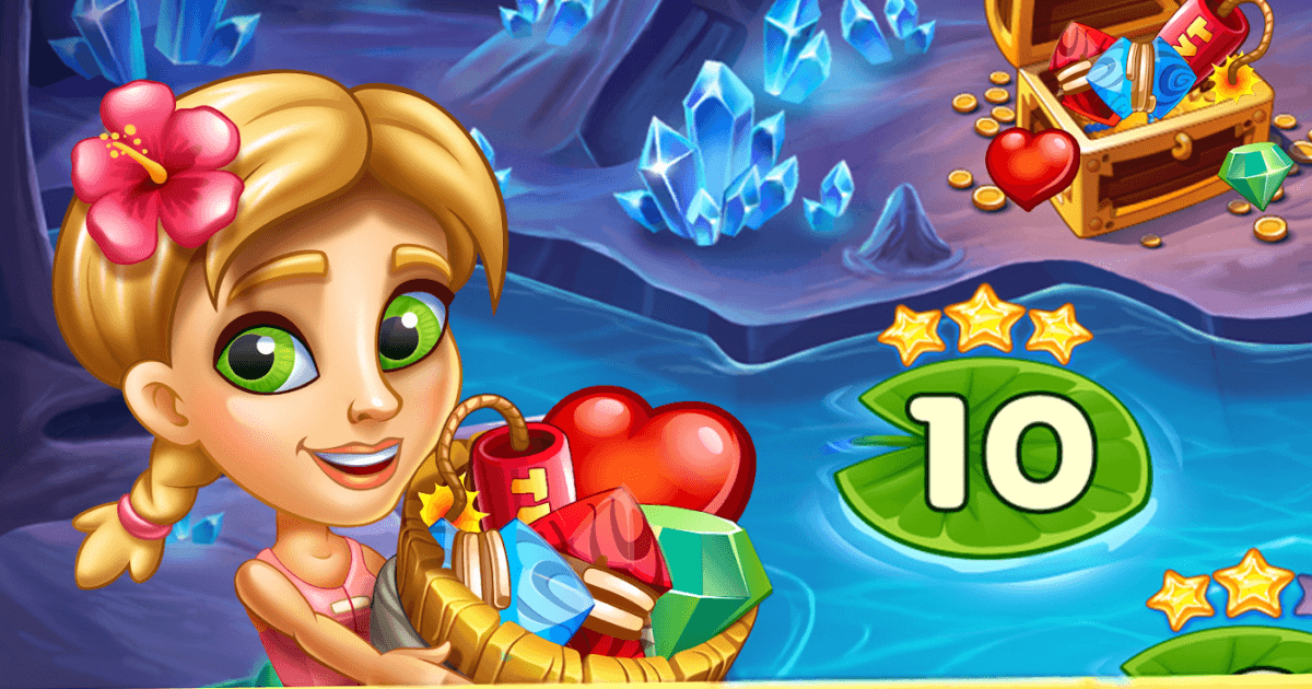 Baixe e rode Tropic Trouble Match 3 Builder no PC e Mac (emulador)