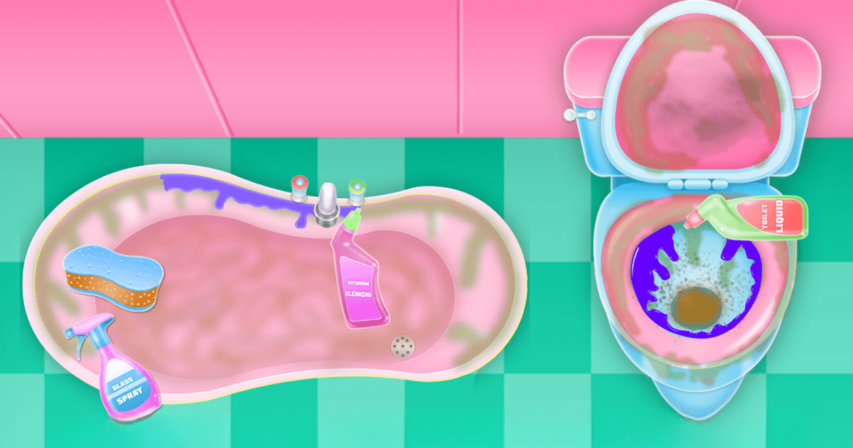 Download & Play Bathroom Cleaning Time on PC & Mac (Emulator)