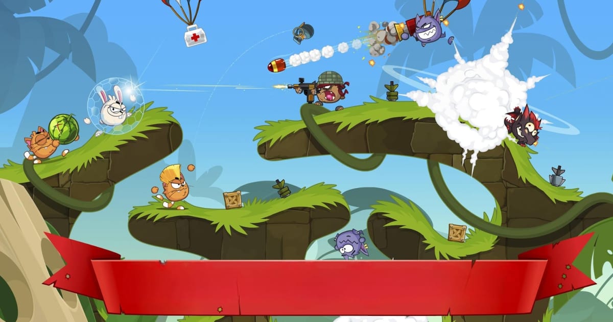 Скачать и играть в Wormix: Онлайн игра Батл на ПК или Mac (Эмулятор)