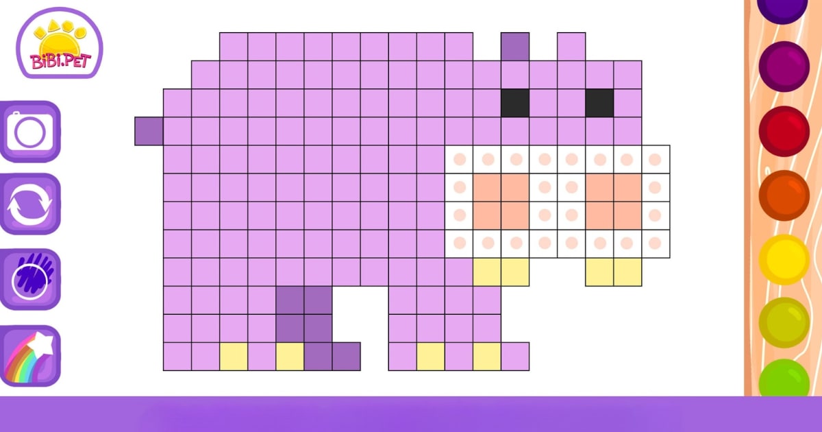 Download & Play Bibi.Pet Pixel and Tangram Games for Baby on PC & Mac (Emulator)