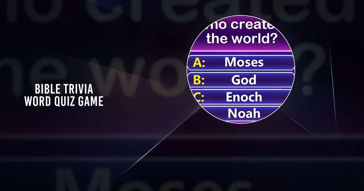 Download & Play Bible Trivia - Word Quiz Game on PC & Mac (Emulator)