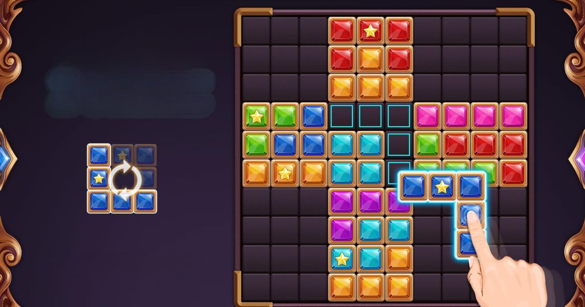 Download & Play Block Puzzle: Diamond Star Blast on PC & Mac (Emulator)