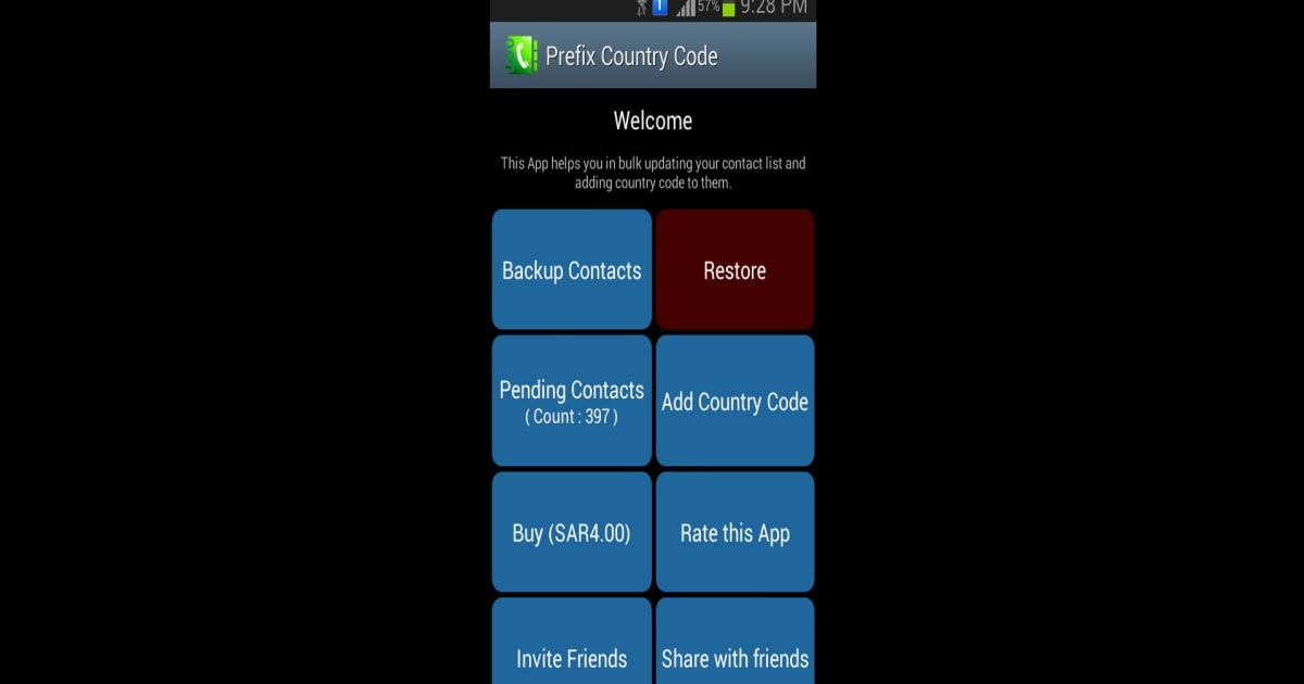 Download and run Add Country Code on PC & Mac (Emulator)