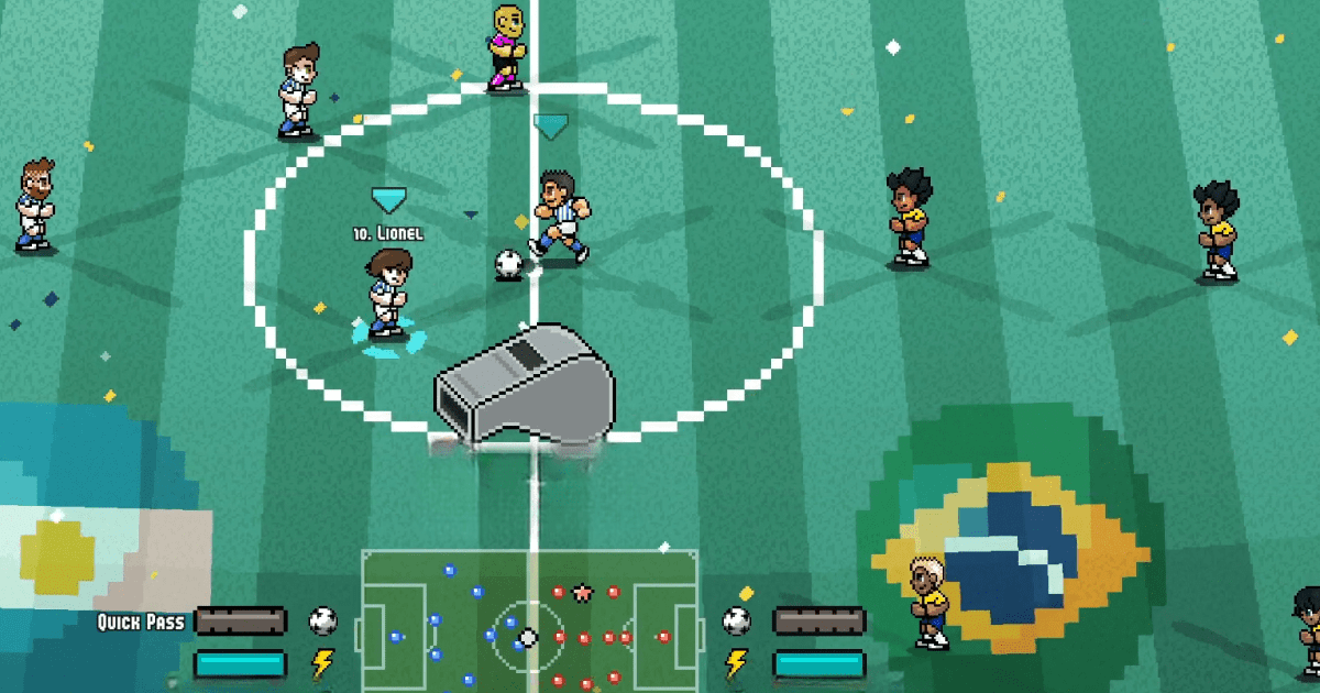 Descarga y juega a Pixel Cup Soccer - Lite en PC y Mac (Emulador)