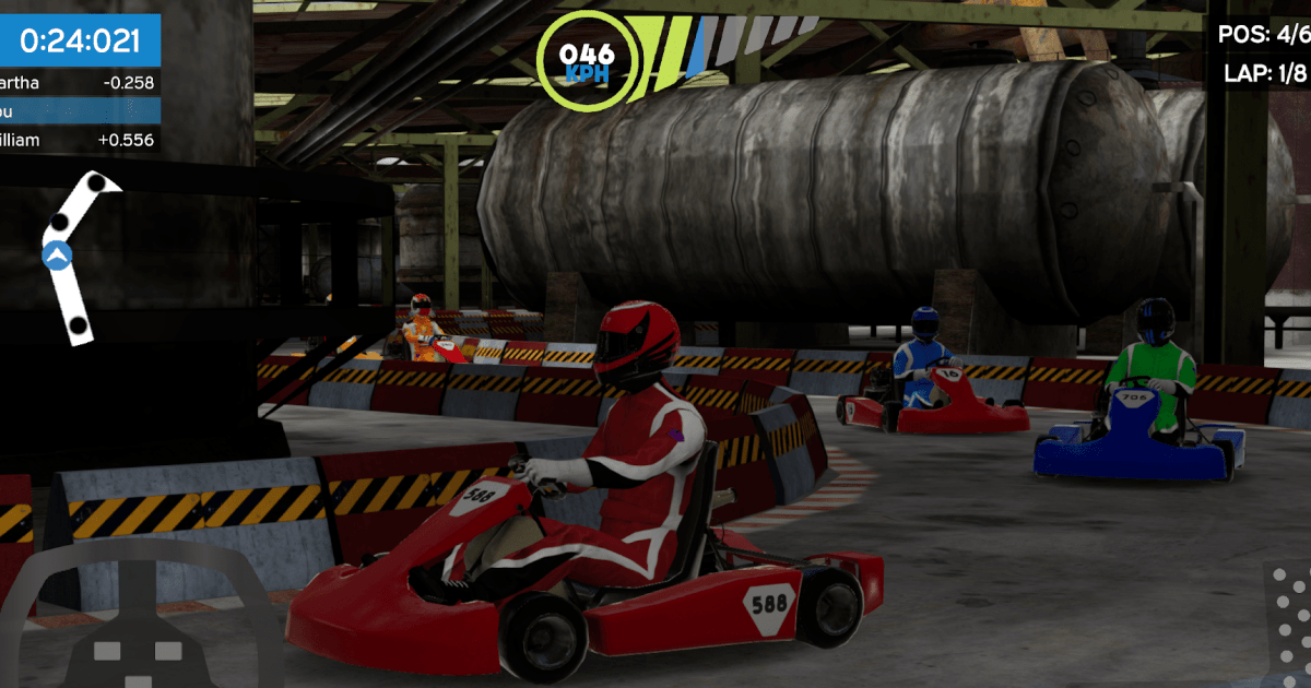 Descarga y juega a Real Go Kart Karting - Racing en PC y Mac (Emulador)