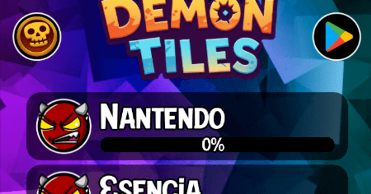 Download & Play Demon Tiles Geometry Songs 2.2 on PC & Mac (Emulator)