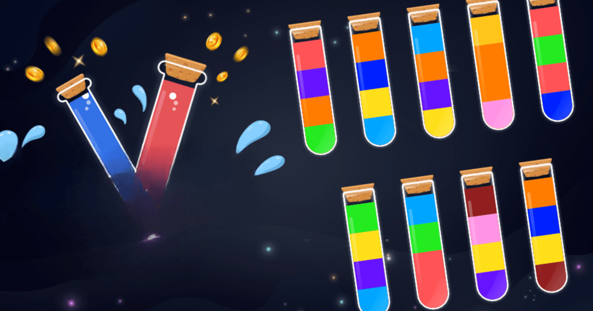 Download & Play Color Water Sort - Puzzle on PC & Mac (Emulator)