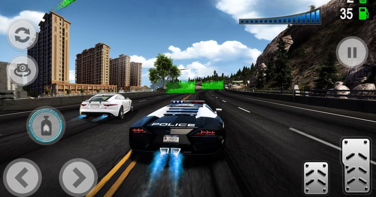 Download & Play Police car Racing:Bank Robbery on PC & Mac (Emulator)