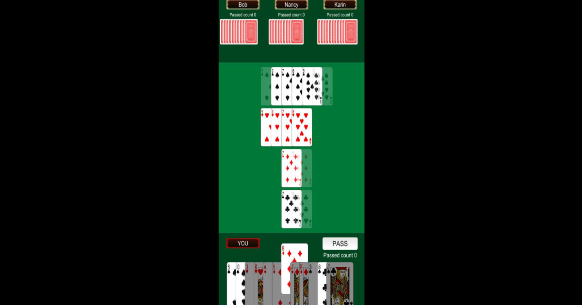 Скачать и играть в Fan Tan(Cards Game) на ПК или Mac (Эмулятор)