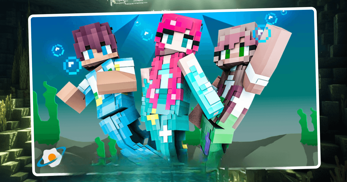 Descarga y ejecuta Mermaid in Minecraft Mod 2024 en PC y Mac (emulador)