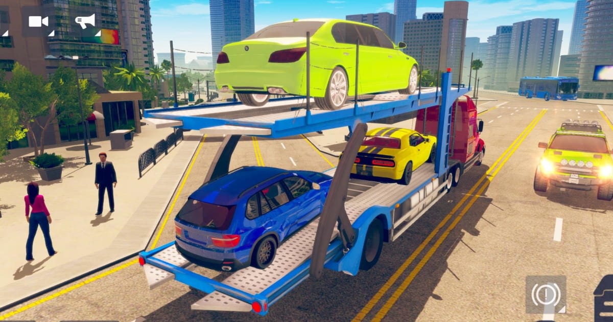 Download & Play Car Transporter Truck Simulator-Carrier Truck Game on ...