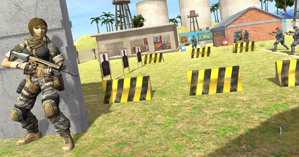 Download & Play Fps Army girl Commando Mission on PC & Mac (Emulator)