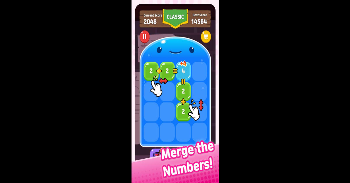 Download & Play 2048 Slime : merge numbers on PC & Mac (Emulator)