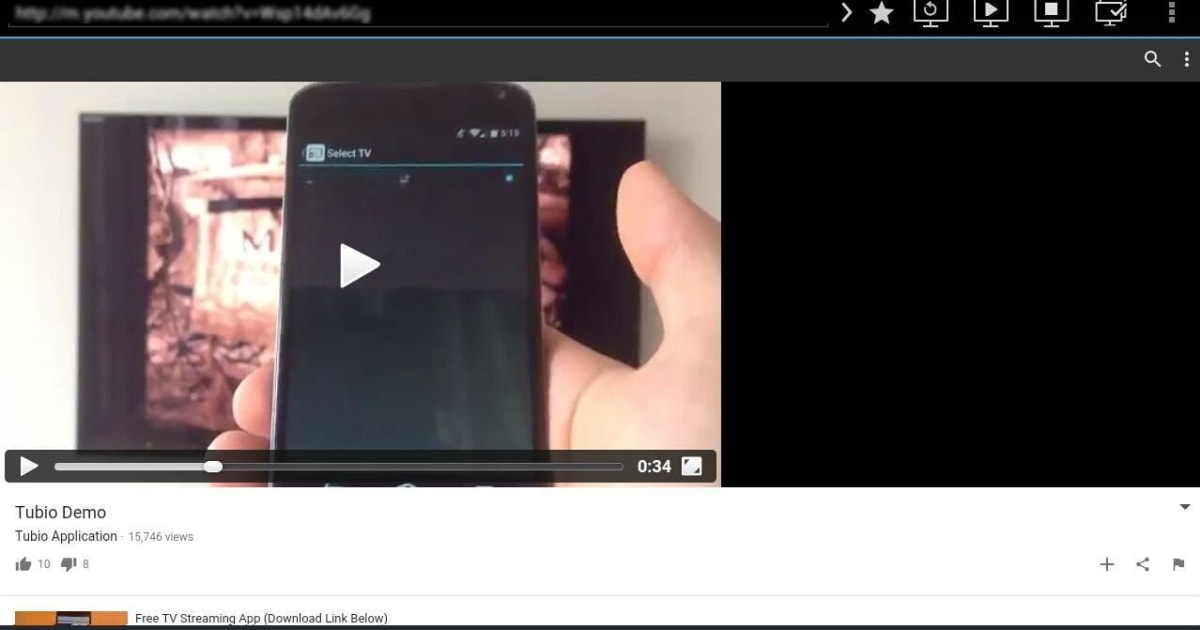 Descarga y ejecuta Tubio - Vídeos de web a TV en PC y Mac (emulador)