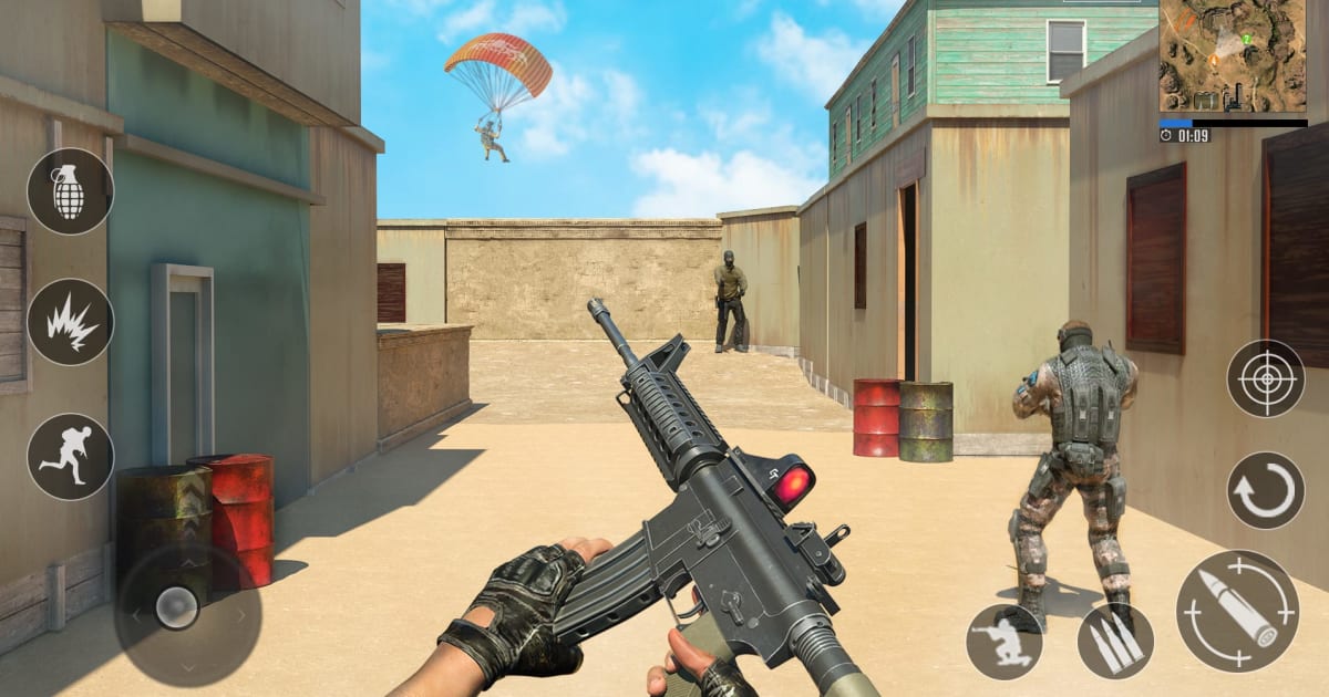 Downloaden & Spielen von Gun Strike FPS Shooting Games auf PC & Mac (Emulator)