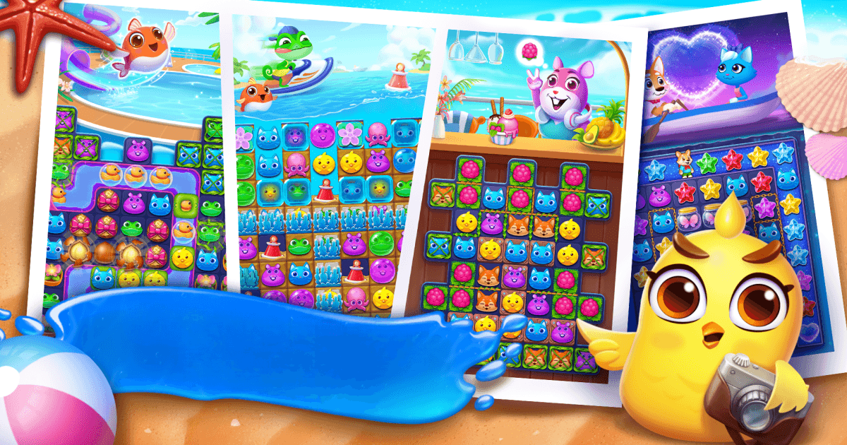 Download & Play Summer Friends－Match 3 puzzles on PC & Mac (Emulator)