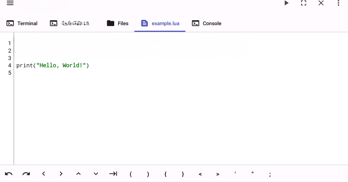 Download and run LuaDroid - ide for lua on PC & Mac (Emulator)