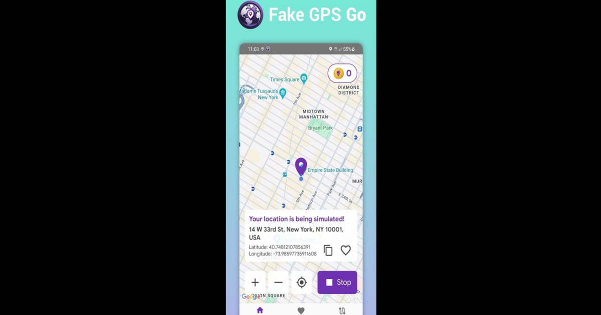 Download and run Fake GPS Go - Mock Location on PC & Mac (Emulator)