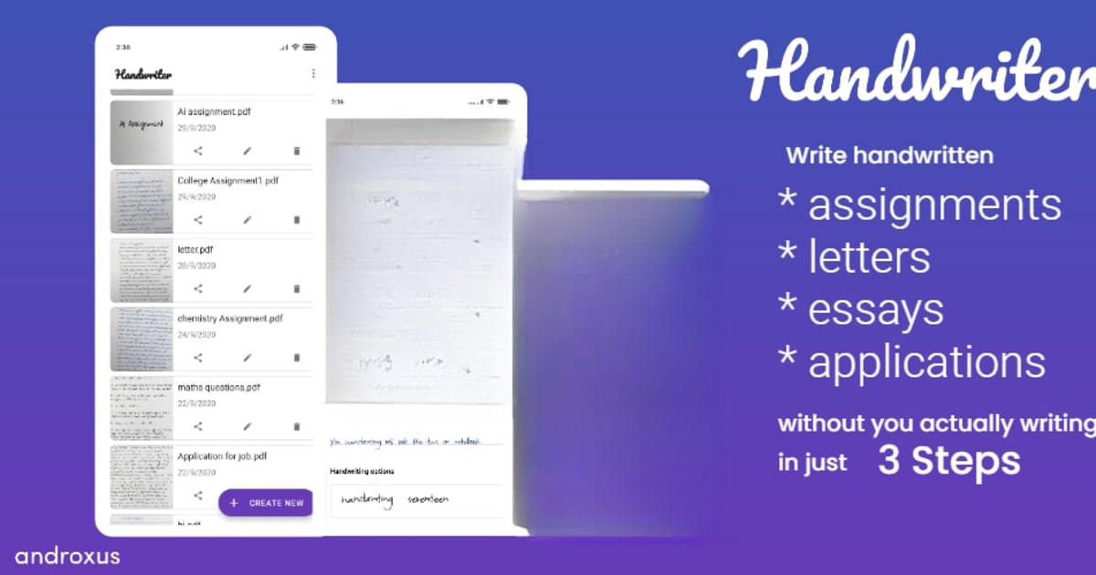 Download and run Handwriter - Text to Assignments, Essays, Letters on PC & Mac (Emulator)