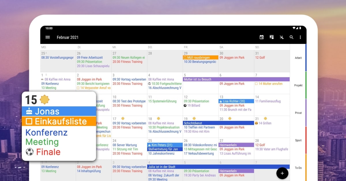 Downloade und starte Business Kalender 2 Planer auf PC & Mac (Emulator)