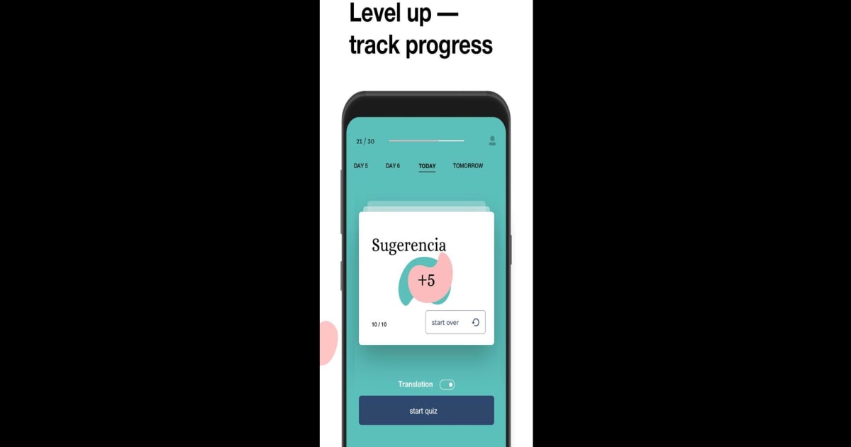 Baixe e rode 10 Words: Learn Languages Free, English is easy no PC e ...