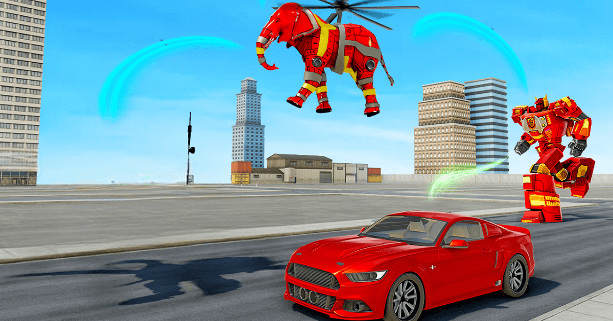 Download & Play Spider Tank Robot Car Game – Elephant Robot Game on PC & Mac (Emulator)