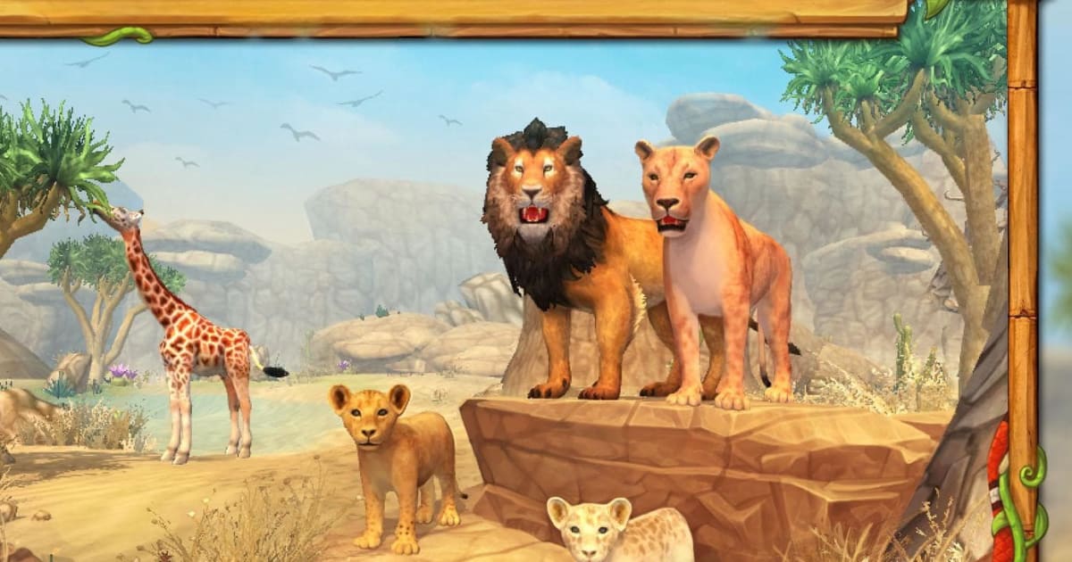 Lion Family Sim Online - Anima - 下載遊玩 PC 或 Mac 版本 (模擬器)