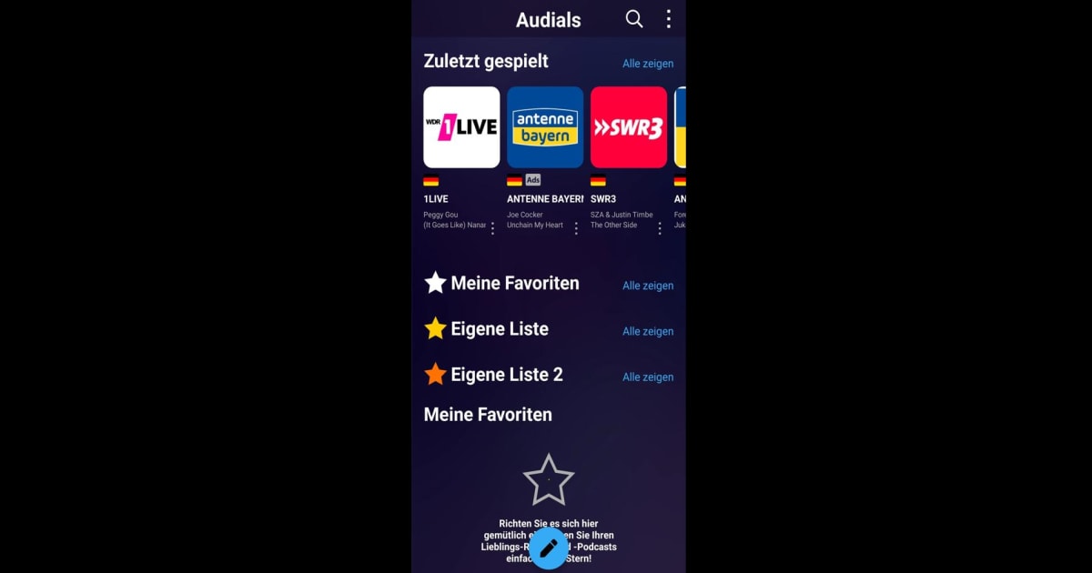 Downloade und starte Audials Play Pro Radio+Podcast auf PC & Mac (Emulator)
