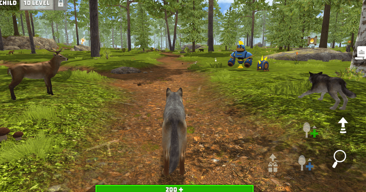 Download & Play Wolf Hero: Animals vs Robots on PC & Mac (Emulator)