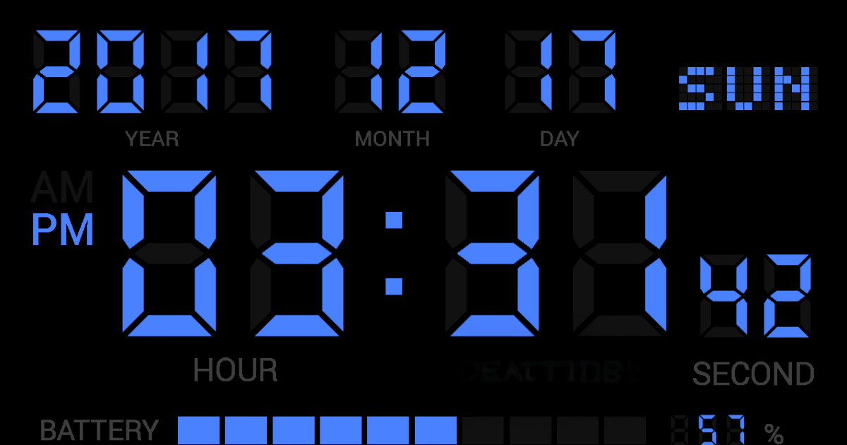 Download and run Simple Digital Clock - DIGITAL CLOCK SHG2 FREE on PC ...