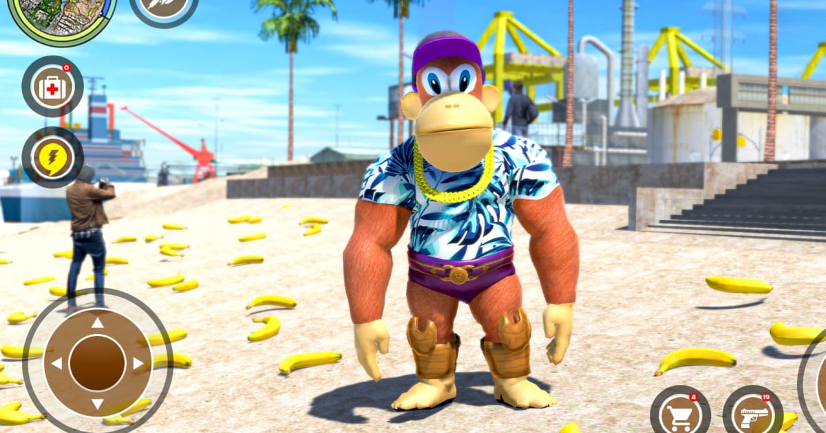 Download & Play Banana King Fight Gorilla game on PC & Mac (Emulator)