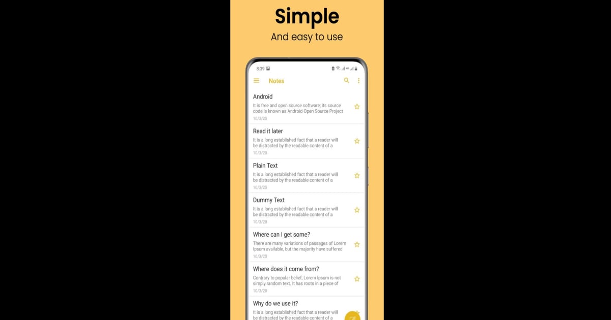 Download and run Fast Notepad Notes on PC & Mac (Emulator)