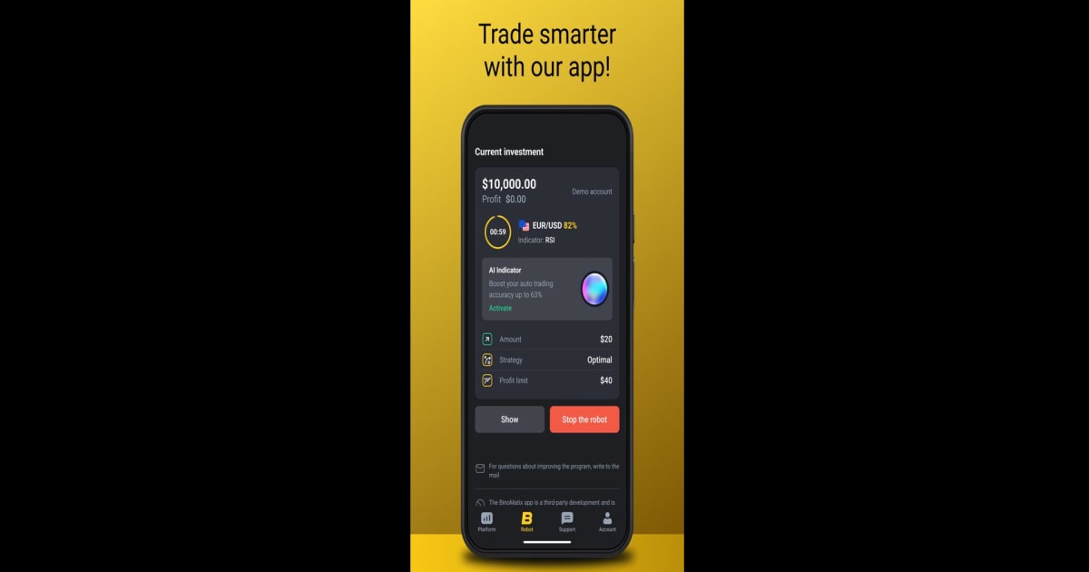 Baixe e rode BinoMatix - Trading Robots no PC e Mac (emulador)