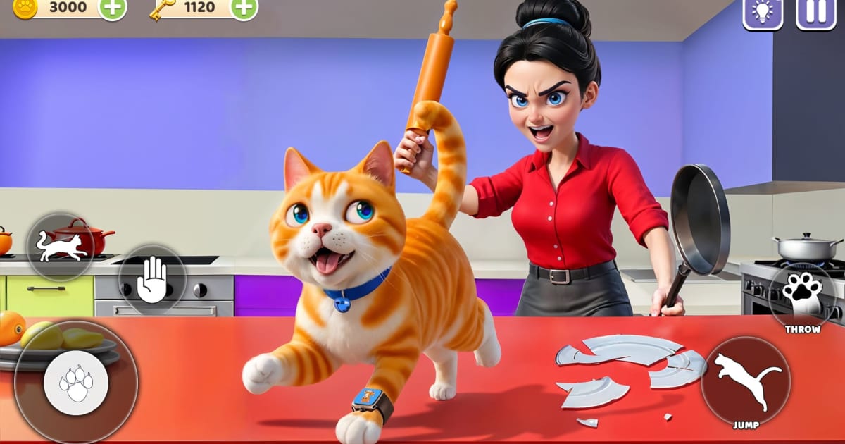 Скачать и играть в кошка симулятор игры с мамой на ПК или Mac (Эмулятор)