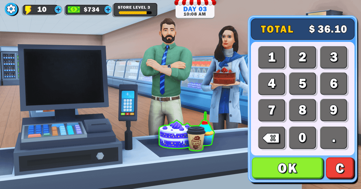 Bakery Supermart Simulator - 下載遊玩 PC 或 Mac 版本 (模擬器)