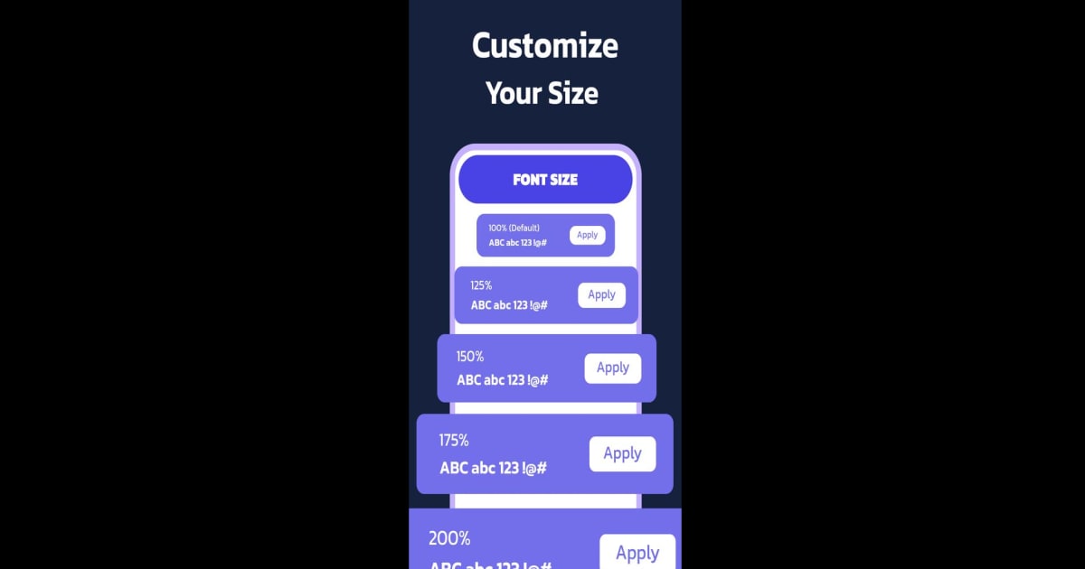 Download and run Big Font - Change text size on PC & Mac (Emulator)