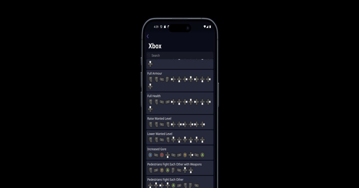 Cheat Codes - for V,SA,VICEをPCとMac (アプリプレイヤー) にダウンロードして実行