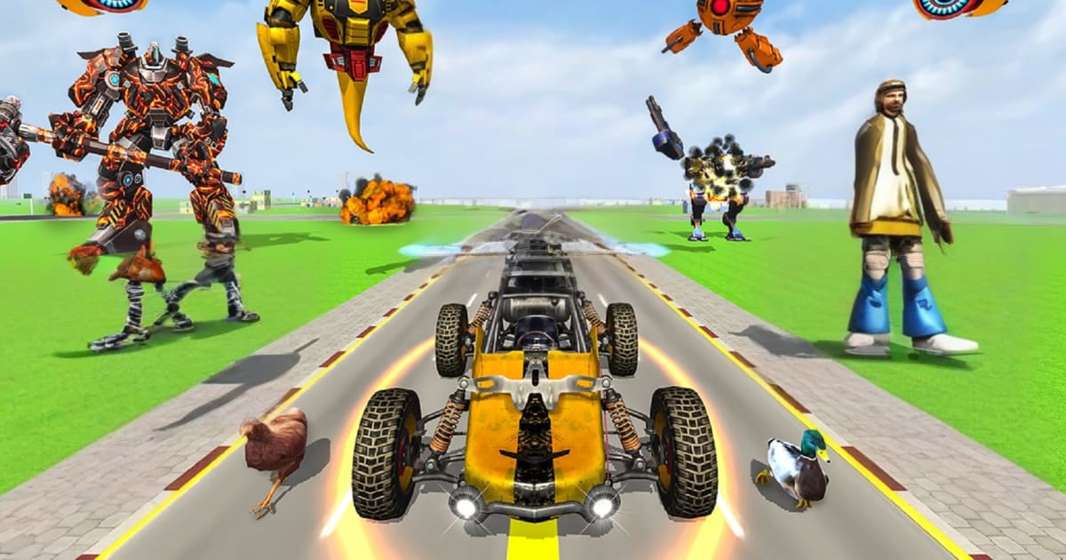 Download & Play Robot Games: Robot Wali Gadi on PC & Mac (Emulator)