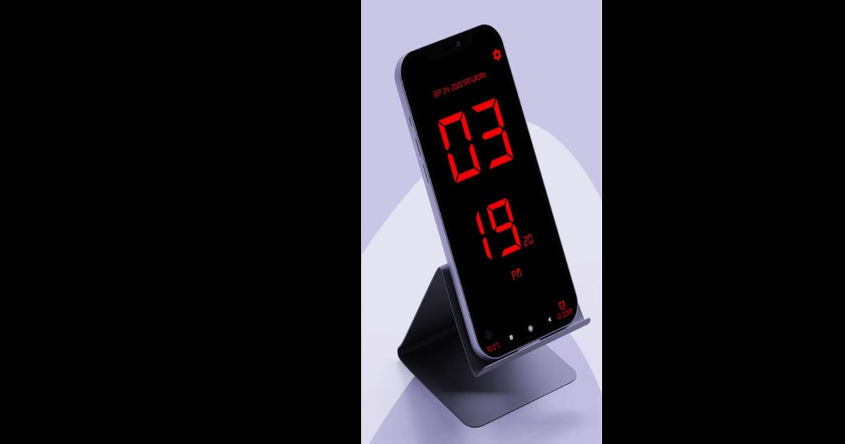 Download and run Huge Digital Clock Widget on PC & Mac (Emulator)