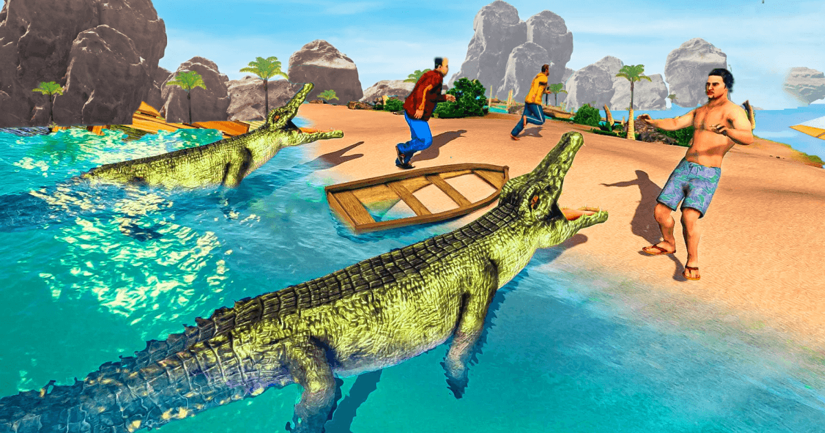 Download & Play Crocodile Game - Hunting Game on PC & Mac (Emulator)