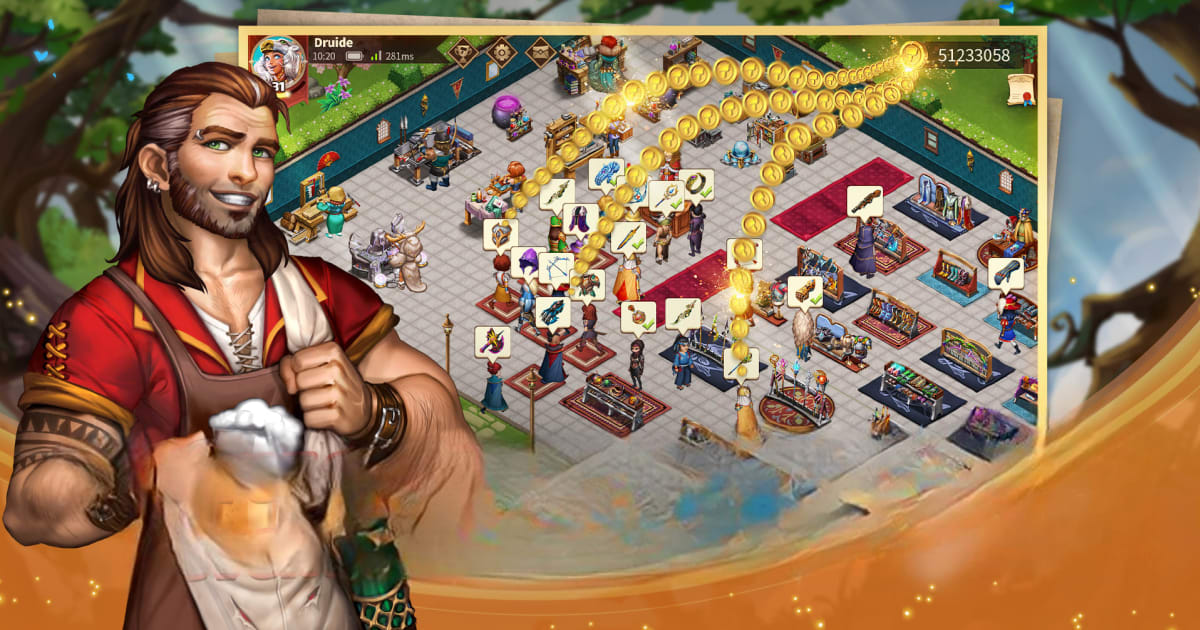 Télécharger et Jouer à Shop Legends: Tycoon RPG sur PC & Mac (Émulateur)