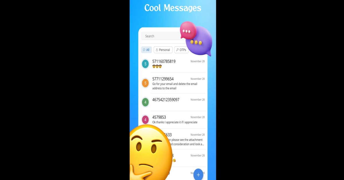 Pobierz i uruchom Cool Messages na PC i Mac (emulator)