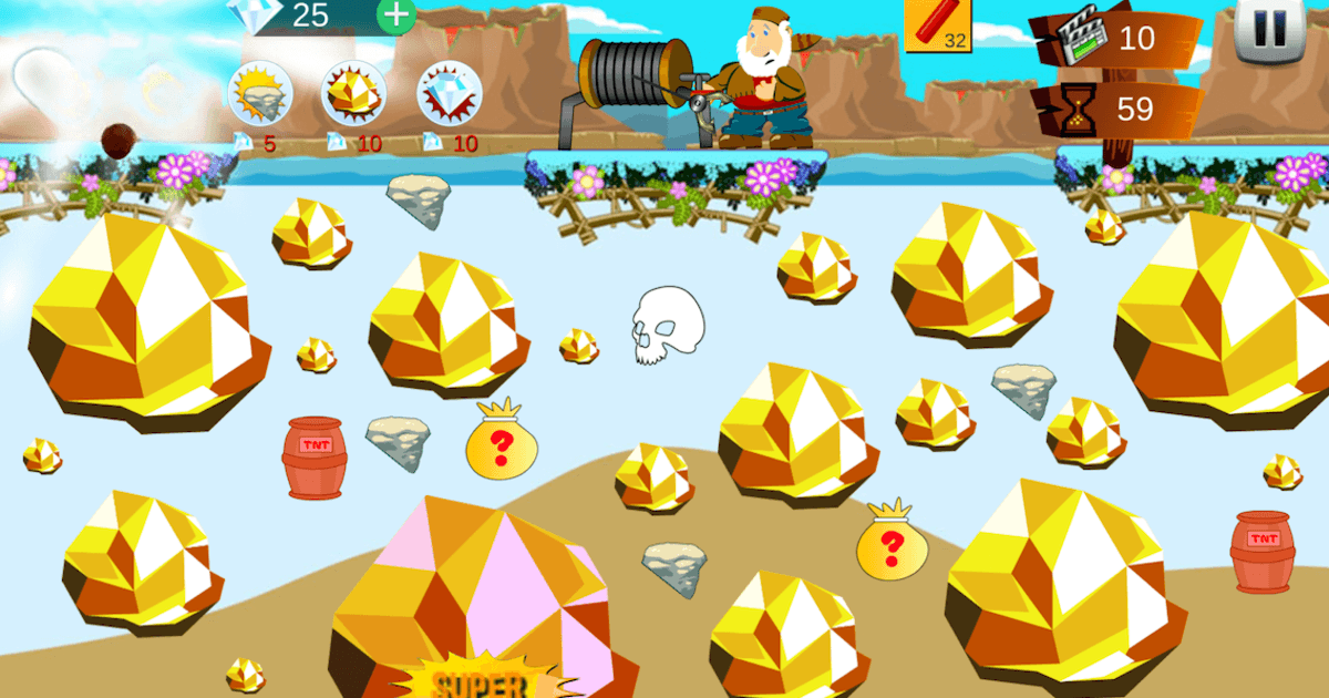 Download & Play Gold Miner Super on PC & Mac (Emulator)