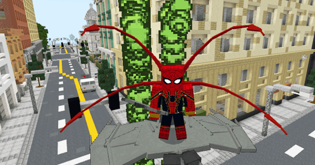 Baixe e rode Spider Man for Minecraft Mod no PC e Mac (emulador)