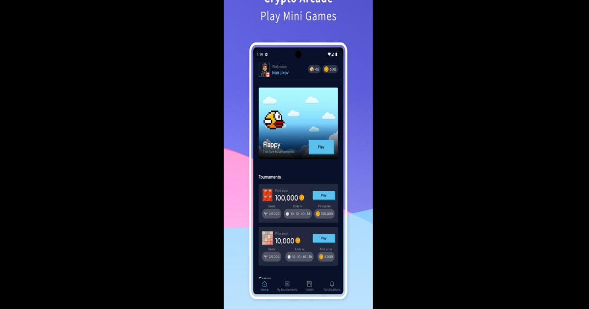 Download & Play Crypto Arcade - Play and Earn on PC & Mac (Emulator)