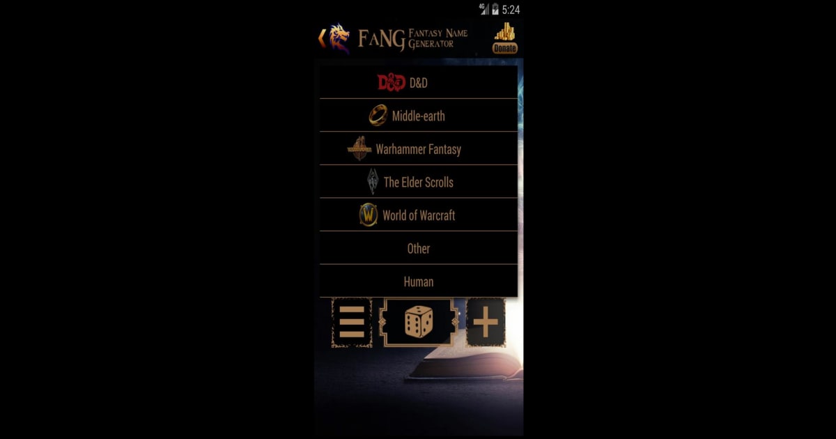Download and run FaNG - Fantasy Name Generator on PC & Mac (Emulator)