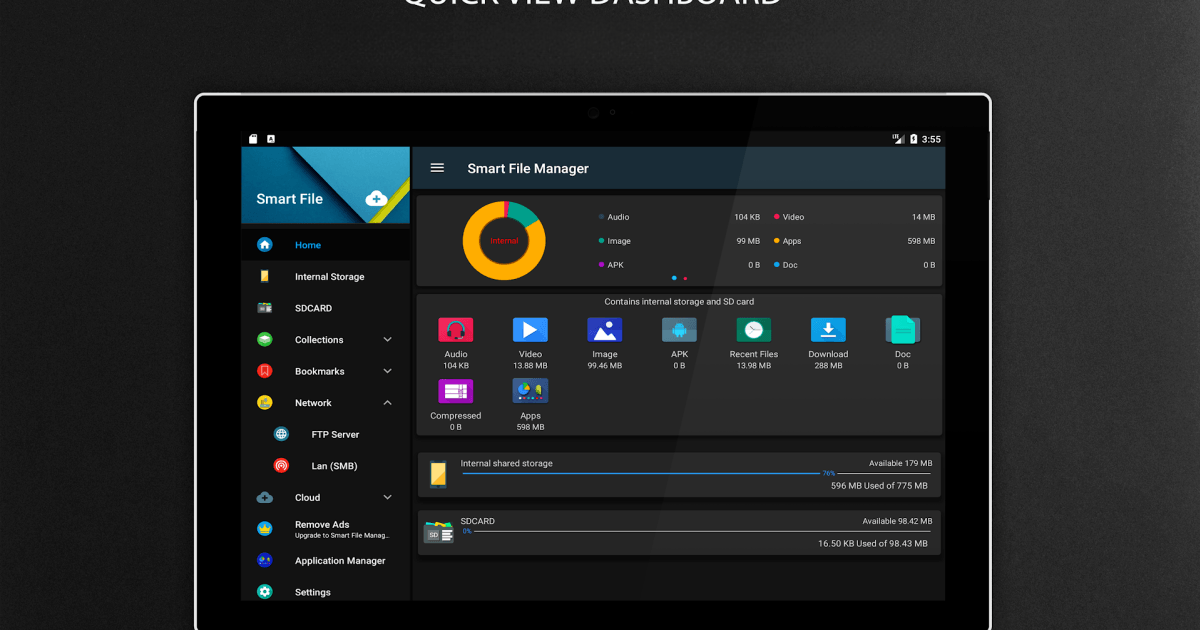 Download and run File Manager by Lufick on PC & Mac (Emulator)