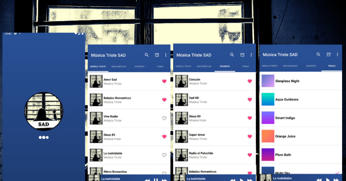 Descarga y ejecuta Música Triste Sad App Cancion en PC y Mac (emulador)