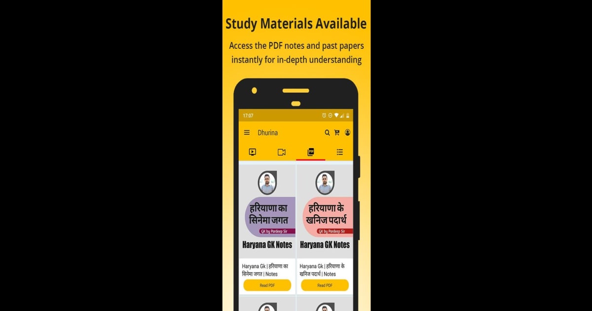 Download and run Dhurina - SSC, HSSC, RPSC, RSMSSB, CHSL & TET exam on ...